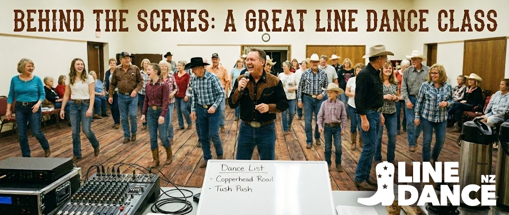 Behind the Scenes of a Great Line Dance Class - Linedance NZ